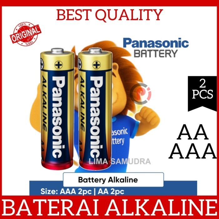 Jual Isi 2 Pcs ORIGINAL Baterai Alkaline AA AAA A2 A3 Batre Jam Remote 1.5V | Shopee Indonesia