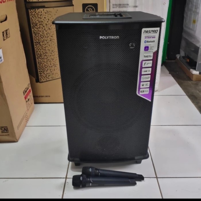 Jual POLYTRON Active Speaker PAS PRO12F6 12inc + Bluetooth +mic ...