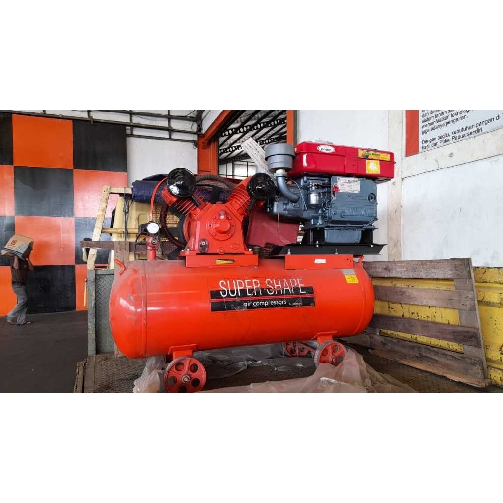 Jual AIR COMPRESOR SUPER SHAPE 7.5 HP SET JIANGDONG | KOMPRESOR 275 ...