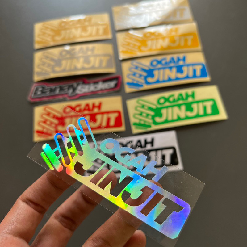 Jual Stiker Sticker OGAH JINJIT cutting | Shopee Indonesia Jual Stiker Sticker OGAH JINJIT cutting | Shopee Indonesia