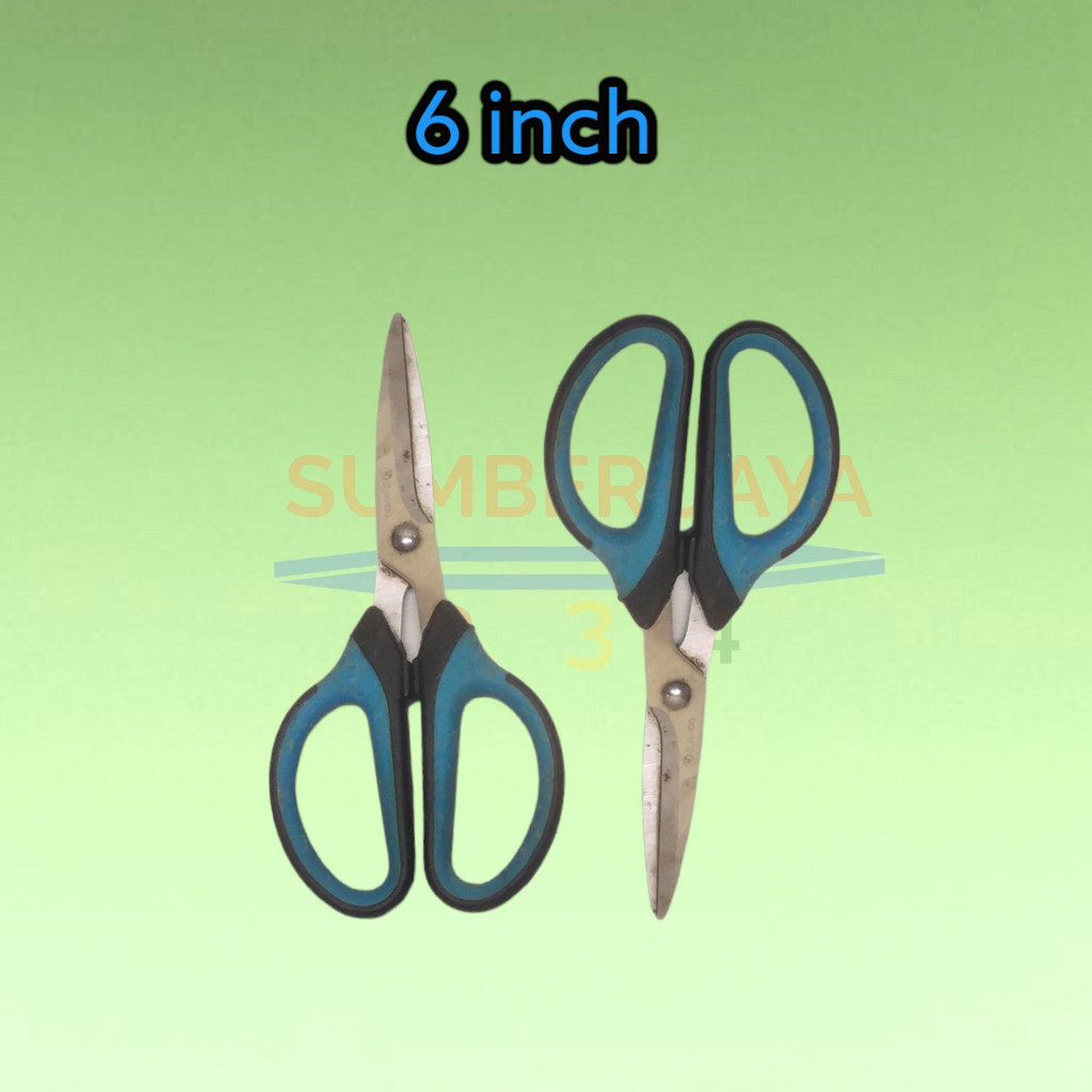 Jual Gunting Kertas Ukuran Sedang / Gunting Kertas ukuran 6 inch ...
