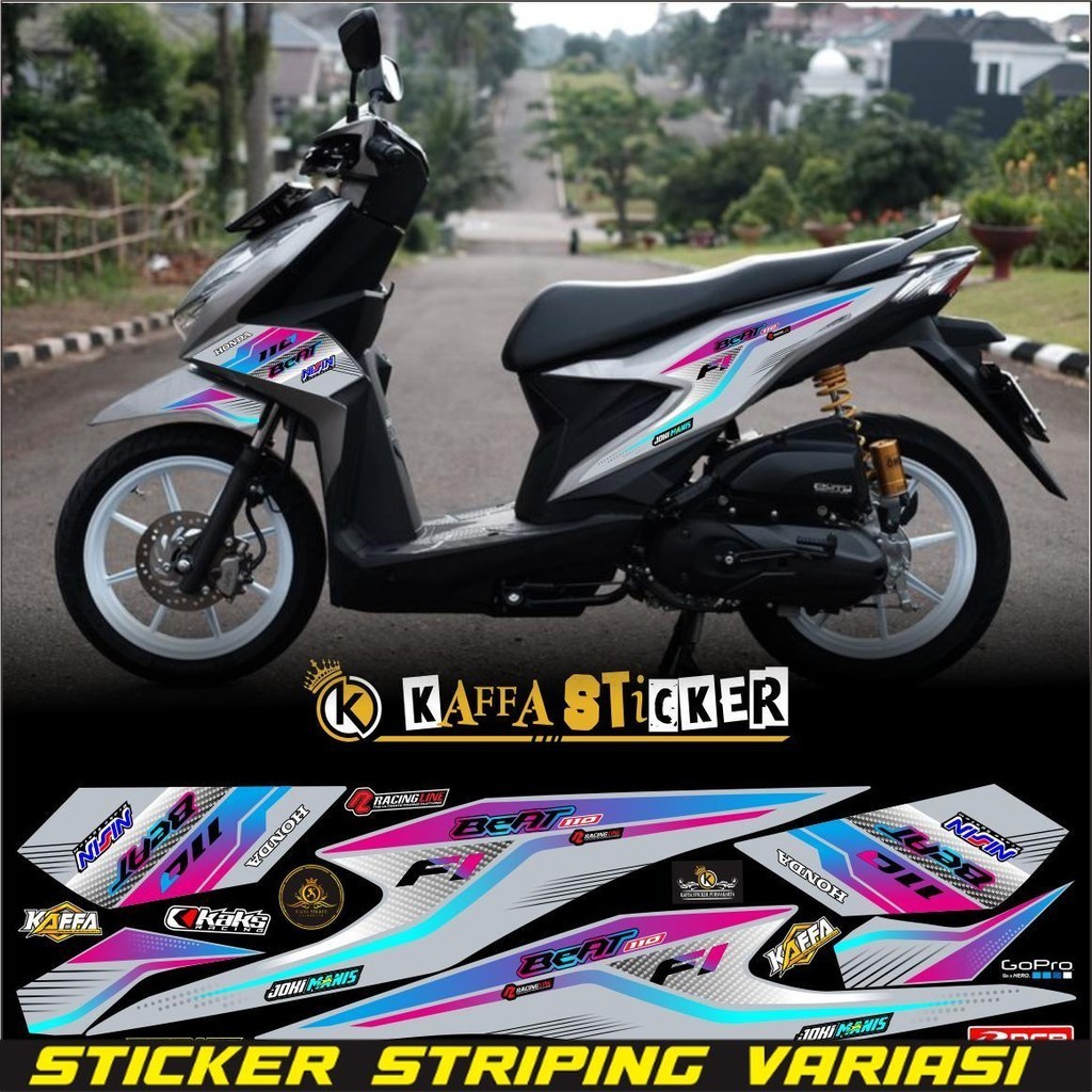 Jual VARIASI Sticker Striping beat fi/Beat deluxe,cbs beat stret 2020 ...