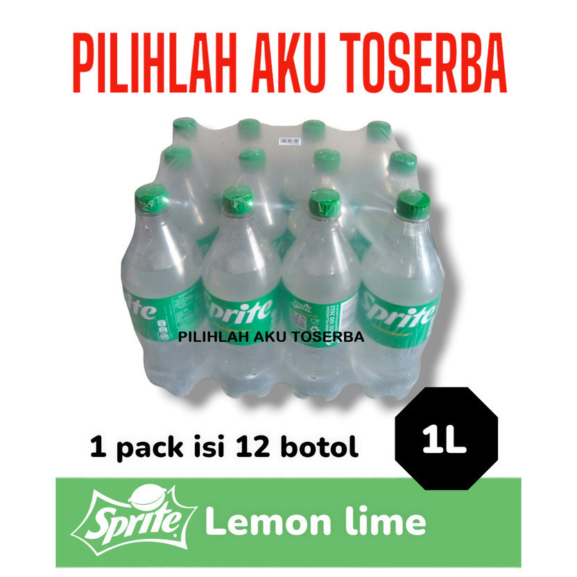 Jual Sprite BOTOL PET 1 LITER - ( HARGA 1 PACK ISI 12 BOTOL ) | Shopee ...
