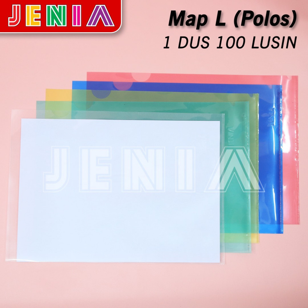 Jual IPI Map L Bening / Map Plastik Transparan/ Clear Sleeves Folio ...