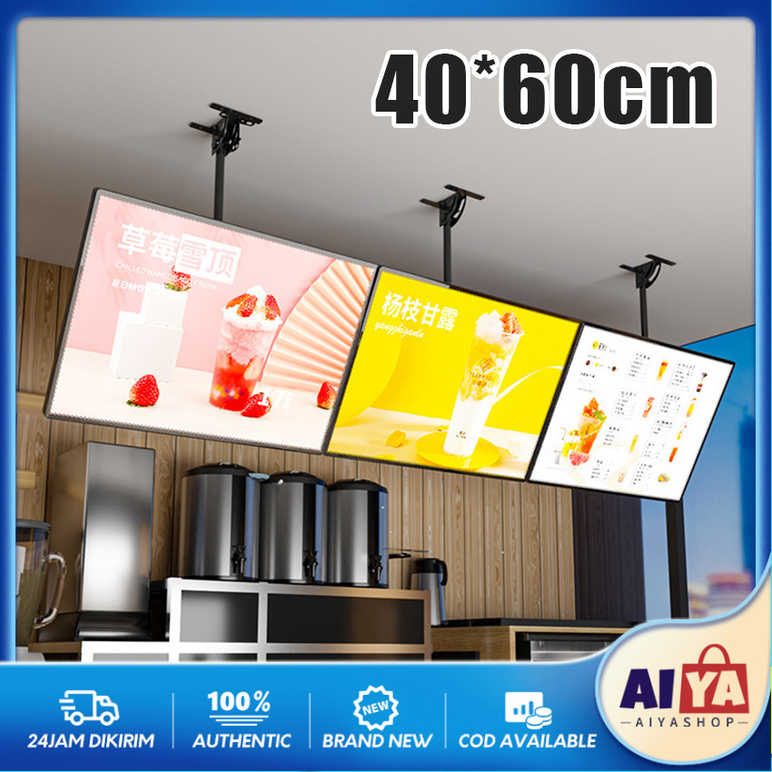Jual Led Menu Board Papan Menu Gantung Food Menu Display Light Box ...