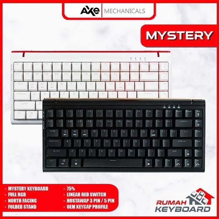 Jual AXE MECHANICALS - MYSTERY 75 - 75% - Rgb - Hotswap - 2 Mode ...