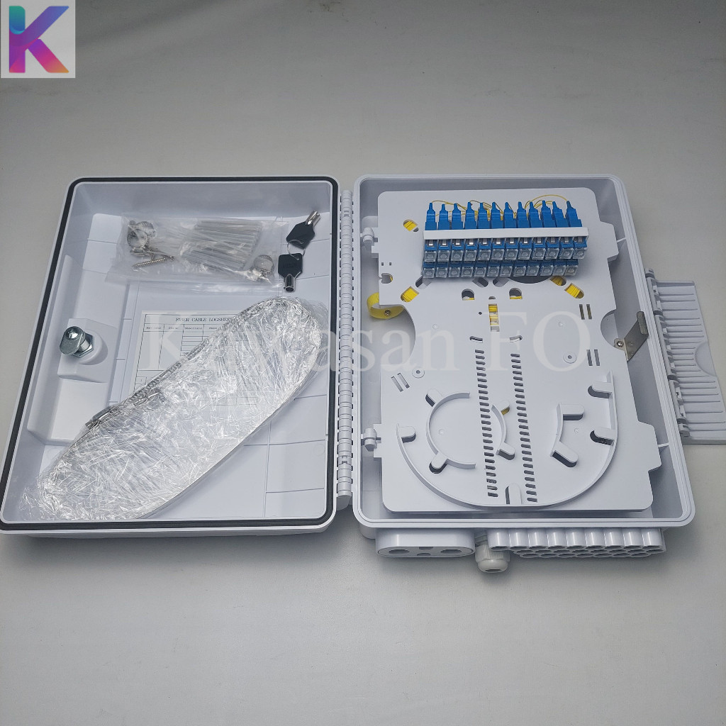 Jual Odp 24 Core Double Lock / Model PAZ Lengkap Adapter Pigtail SC UPC ...