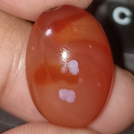 Jual Natural Batu Akik Motif Gambar Sulaiman Yaman Noda Putih Unik ...