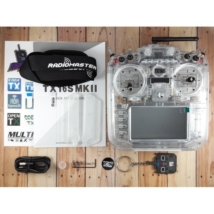 Jual RadioMaster TX16S MKII Transparent RGB ELRS Hall Gimbal V4 Radio TX | Shopee Indonesia