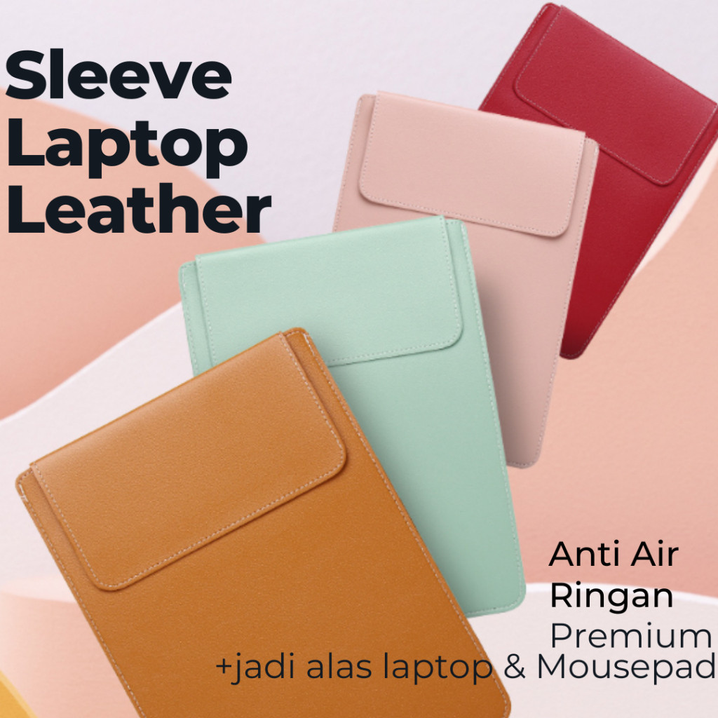 Jual PREMIUM leather laptop sleeve Sarung Laptop Kulit 13inch Leather ...