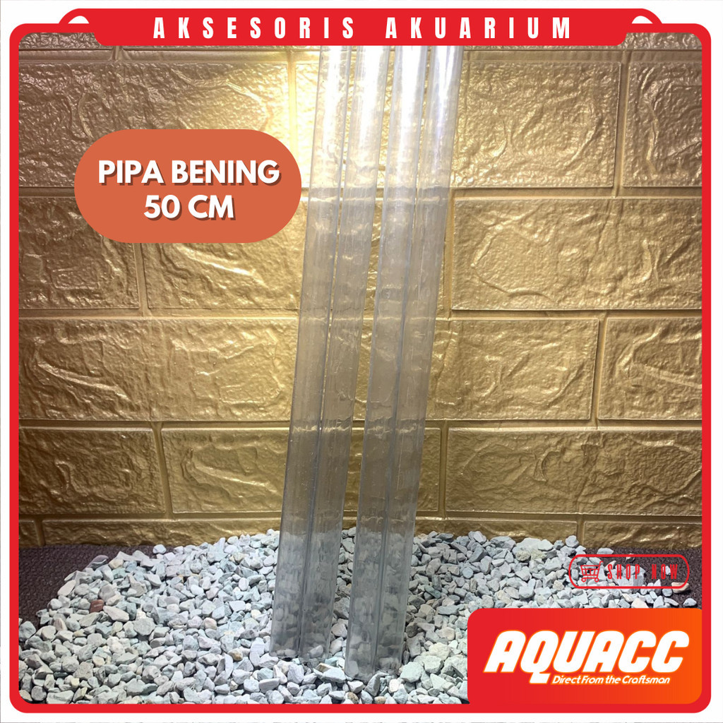 Jual Pipa Bening Pipa Filter Diameter 5/8 ukuran diameter1,5 cm Undergravel Untuk Aquarium ...