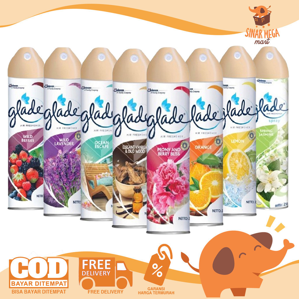 Jual Glade Air Freshener Spray 225ml Pewangi / Pengharum Ruangan ...