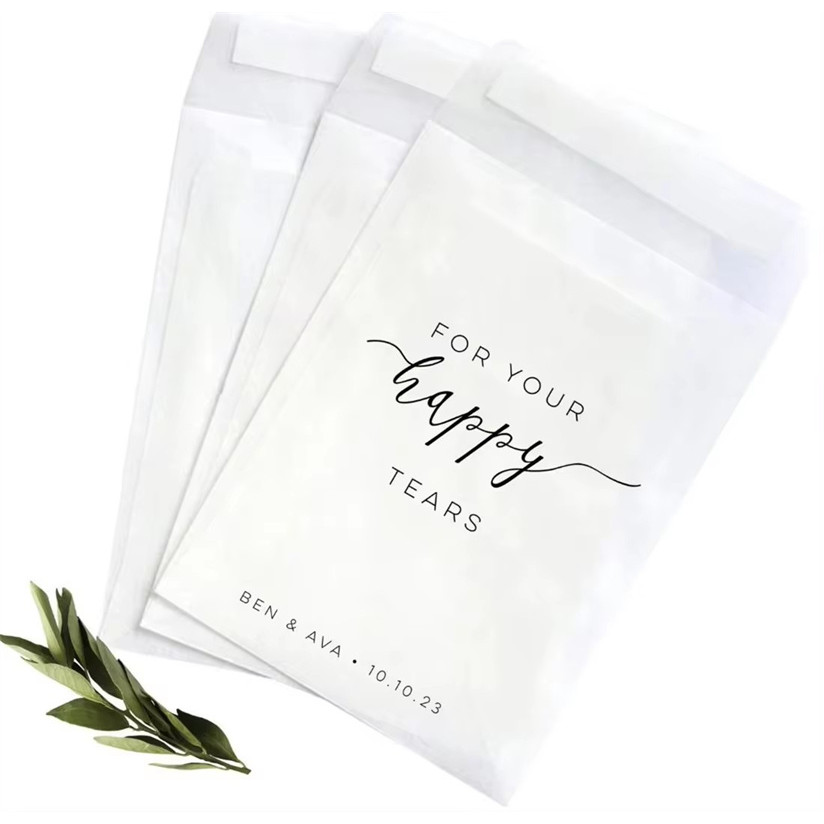 Jual 25pcs Happy Tears Tissue Packets-Wedding Tissues -For your Happy ...