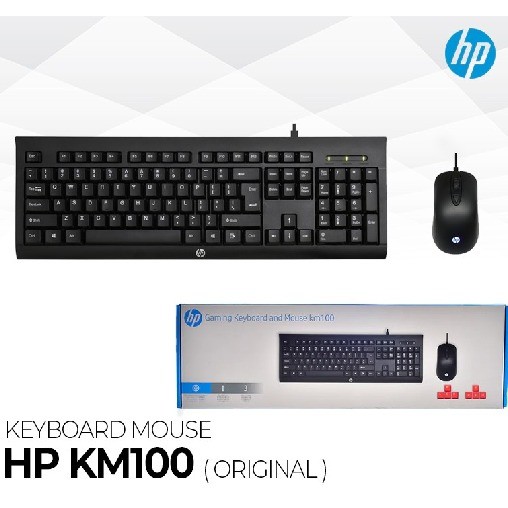 Jual HP KM100 KEYBOARD MOUSE ORIGINAL | Shopee Indonesia