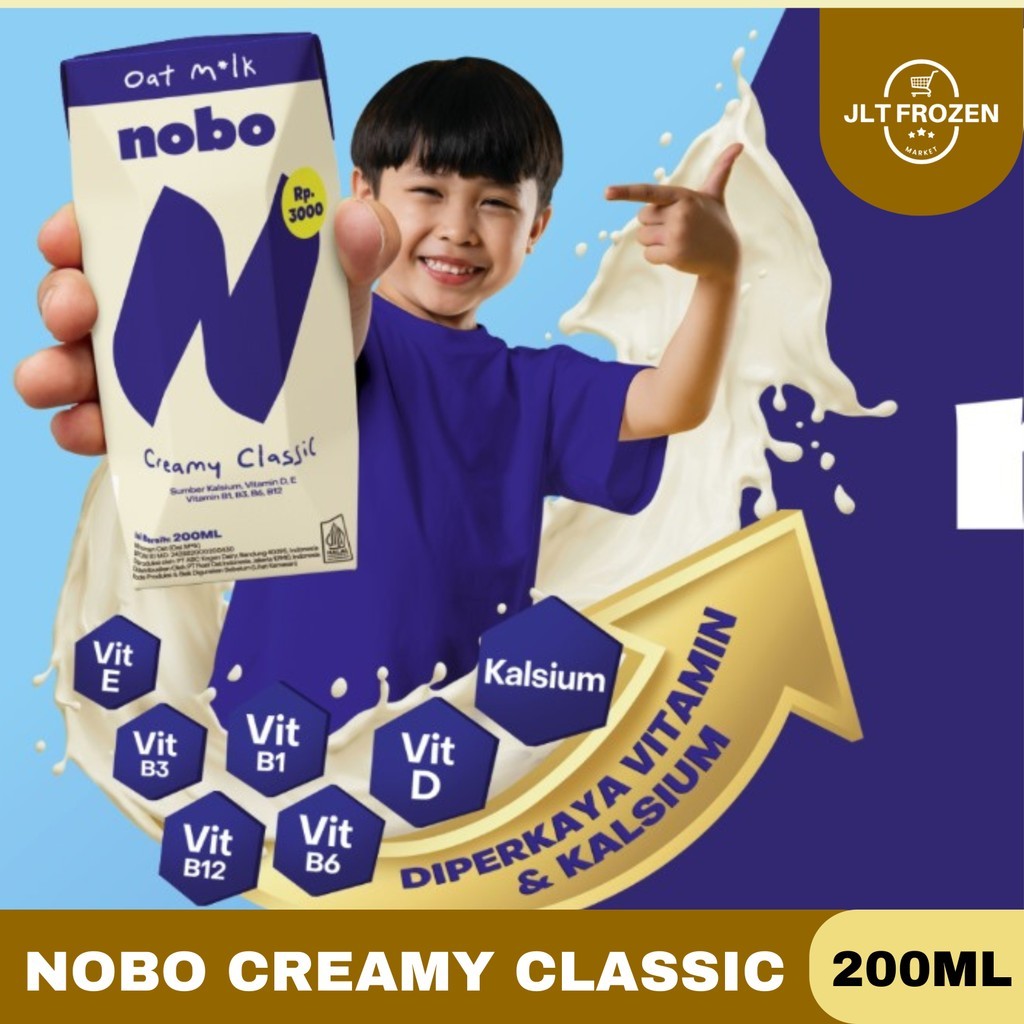 Jual Oatside Nobo Creamy Classic / Oat Milk / Oat Drink / Minuman Bergizi Kemasan 200ml 1Karton ...