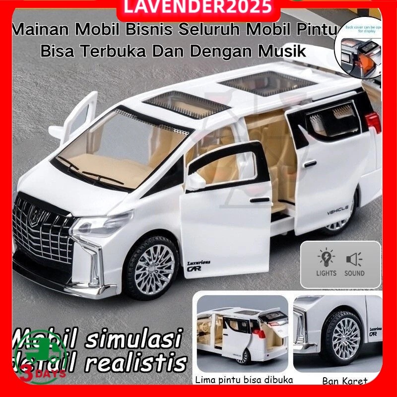 Jual 【COD】Mainan Mobil Suara dan Ringan Model Toyota Alphard Dapat ...