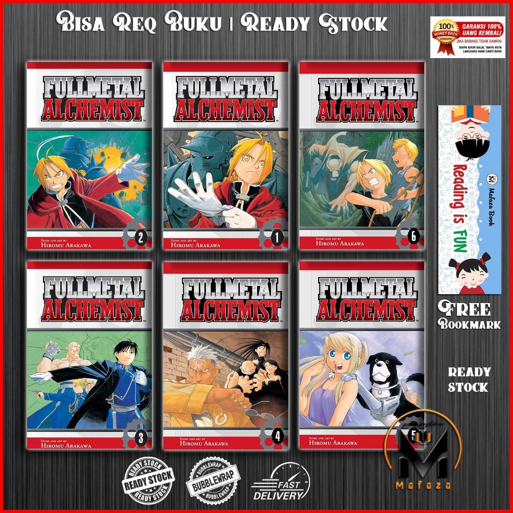 Jual Fullmetal Alchemist (27 book series) By Hiromu Arakawa | Shopee ...