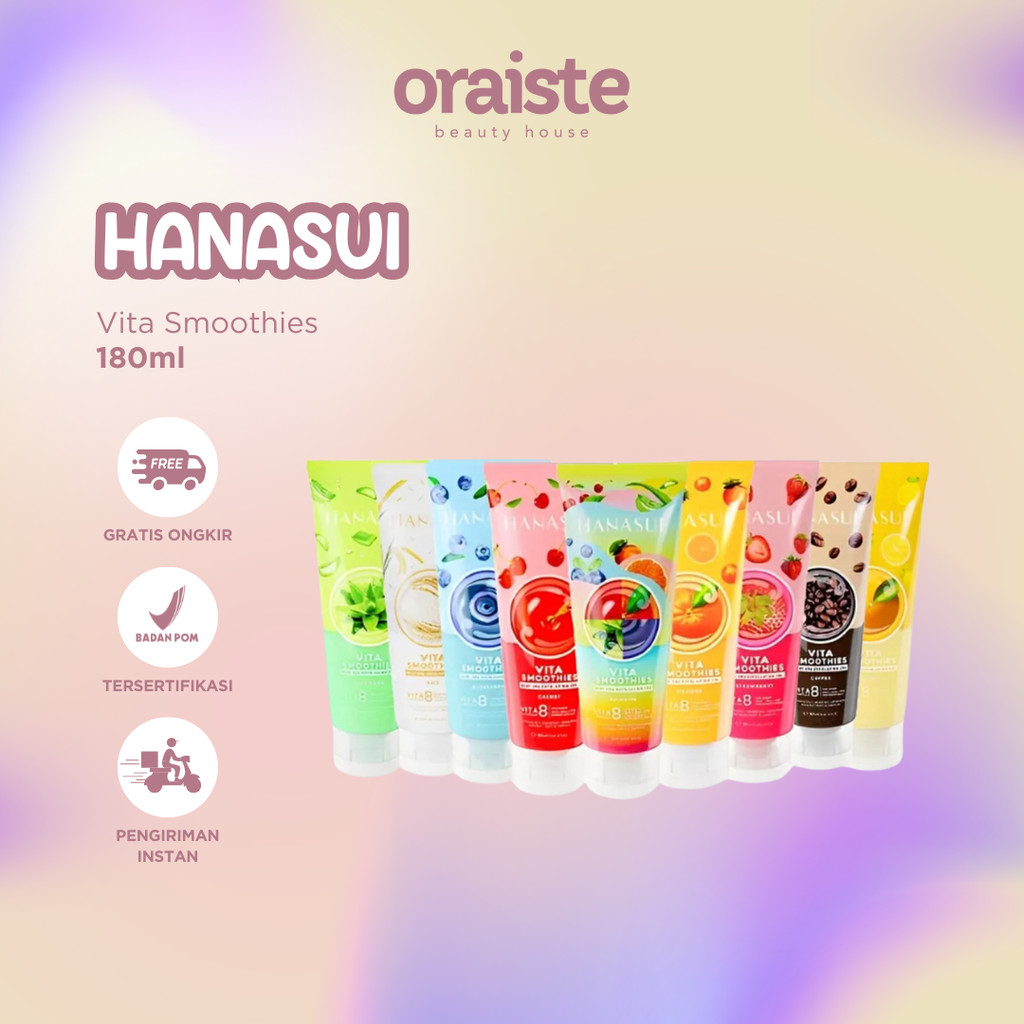 Jual Hanasui Vita Smoothies Body Spa Exfoliating Gel - VITA 8 Complex ...