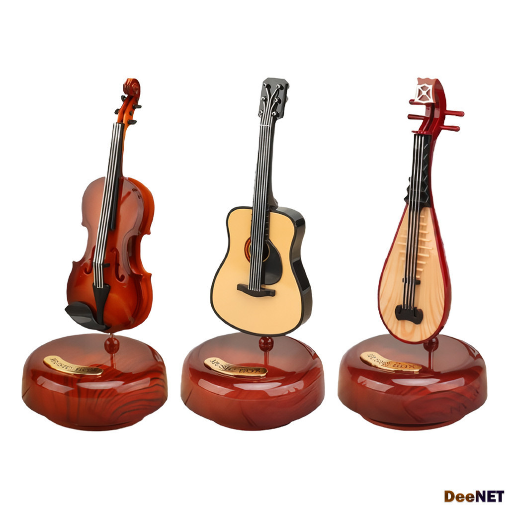 Jual Rotating Musical Box - Musik box Kotak Musik Model Violin Guitar ...