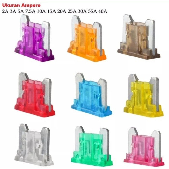 Jual Sekring LOW PROFILE Fuse Blade micro Mini Blade | Shopee Indonesia