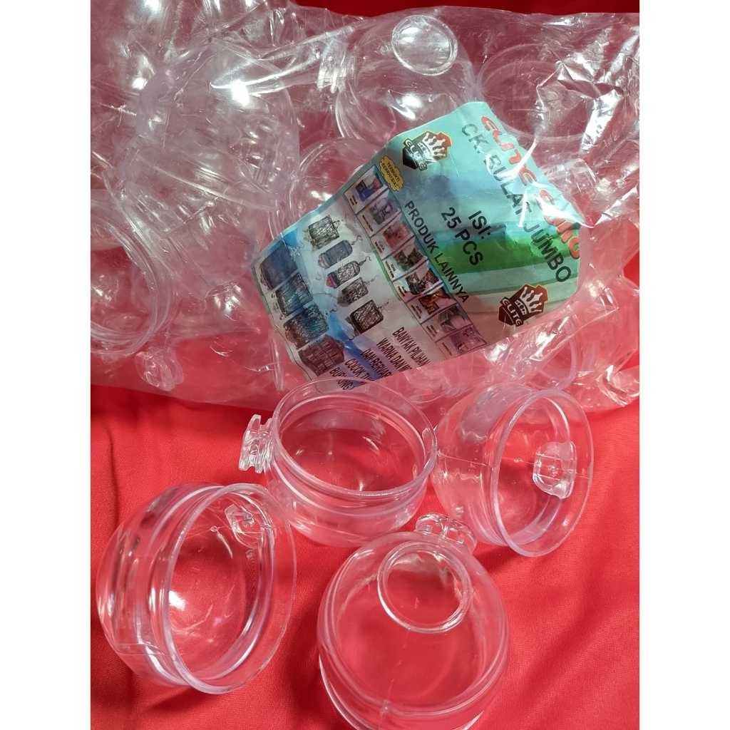 Jual READY CEPUK BULAT JUMBO ELITE SONG 1 PAK ISI 25 PCS WADAH PAKAN ...
