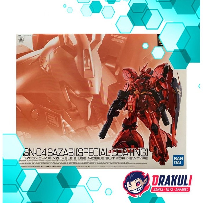 Jual BANDAI Plamo RG MSN-04 Sazabi (Special Coating) | Shopee Indonesia