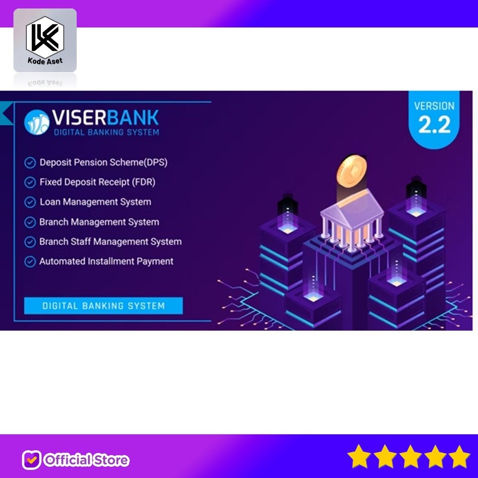 Jual SOURCE CODE APLIKASI VISERBANK - DIGITAL BANKING SYSTEM BY FUZITECH | Shopee Indonesia