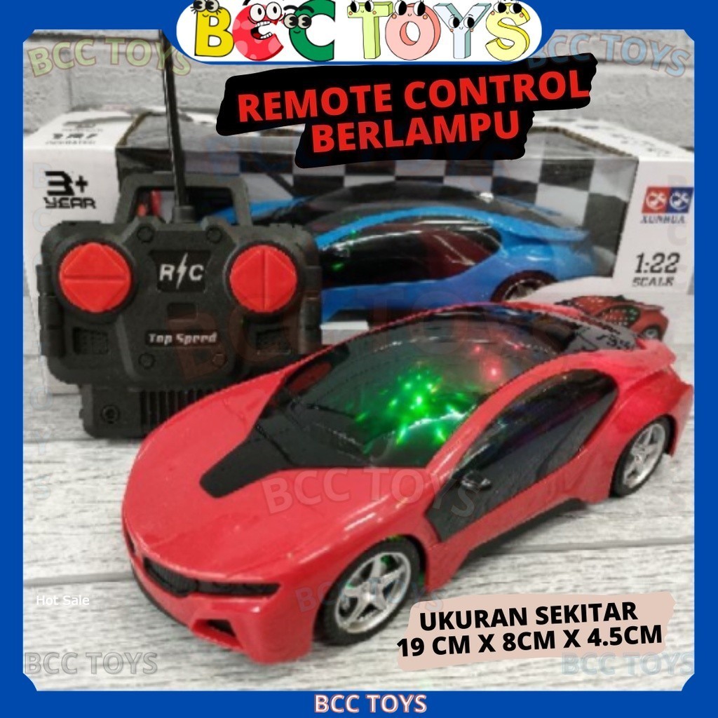 Jual Mobil Remot Kontrol Berlampu 3 DImensi Sedan Remote Control Balap ...