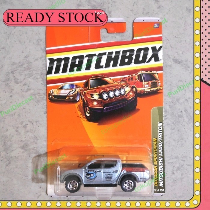 Jual MATCHBOX MBX MITSUBISHI L200 TRITON OUTDOOR SPORTSMAN LAKE ...