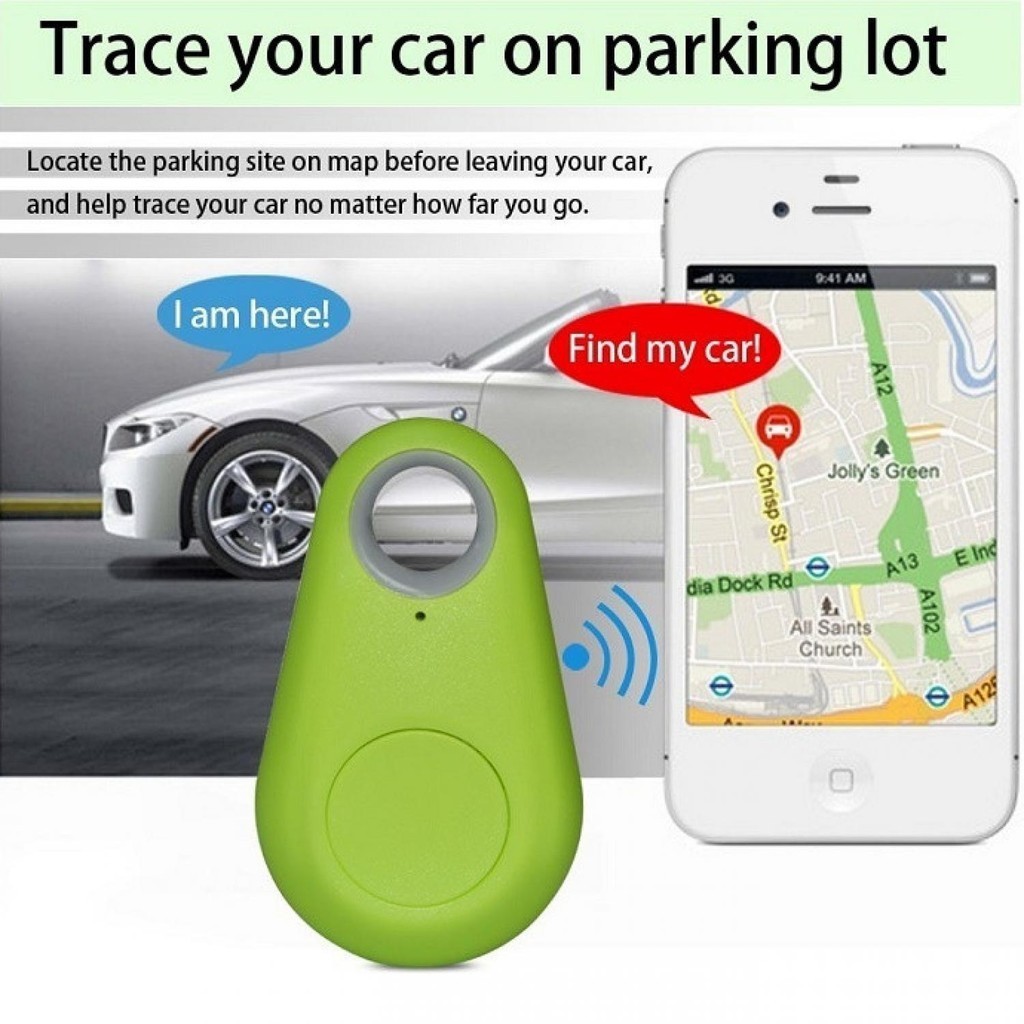 Jual COD Alat GPS Tracker Pelacak Lokasi Barang GPS Bluetooth Wireless ...