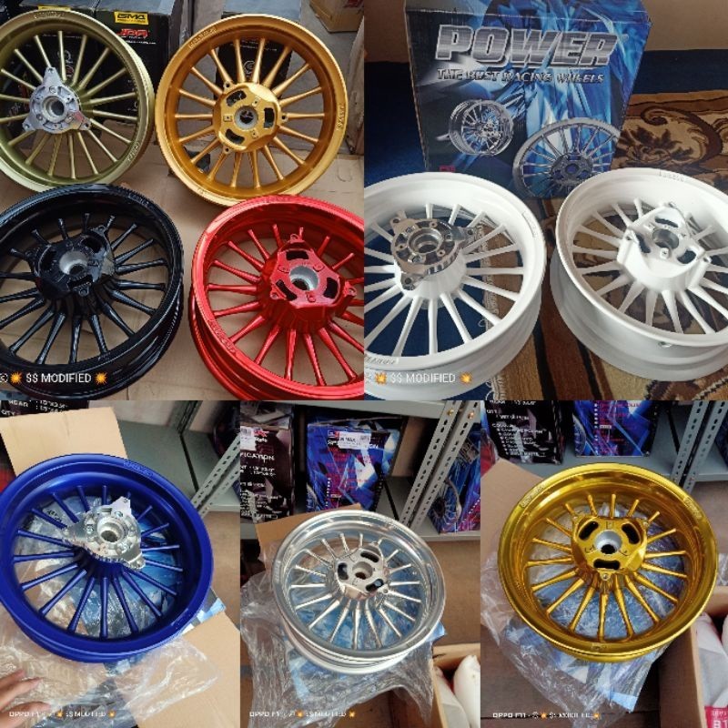Jual velg power nmax old/nmax new model CLASSIC 350 400 13 | Shopee ...