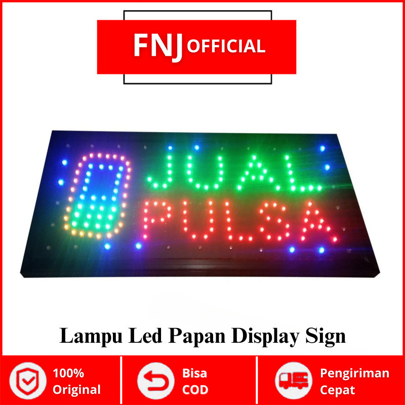 Jual Lampu Papan Led Display Promosi Sign Acc HP Murah Upgrade Software ...