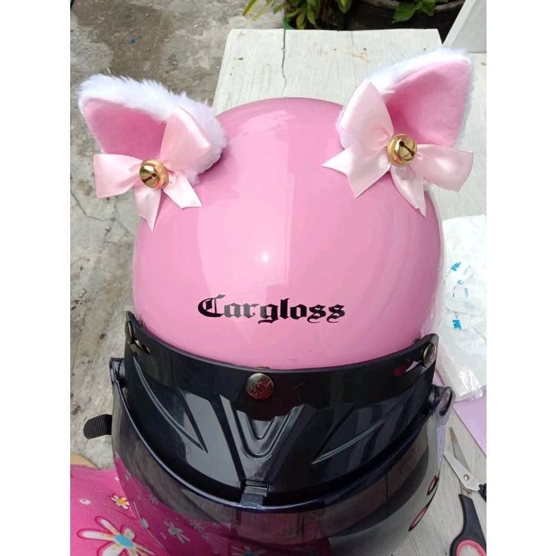 Jual Nekomimi helm, accecories helm lucu, kuping kucing helm lucu unik ...
