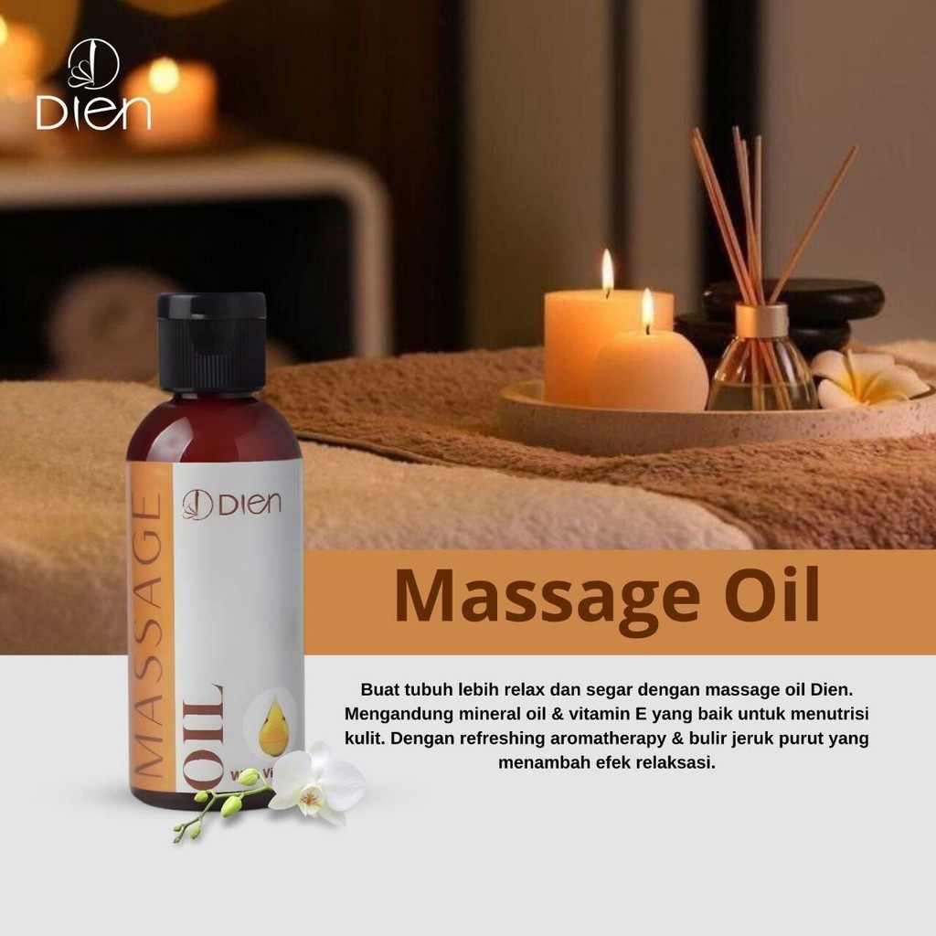Jual MASSAGE OIL DIEN / MINYAK PIJAT DIEN / MINYAK PIJAT AROMATHERAPY | Shopee Indonesia