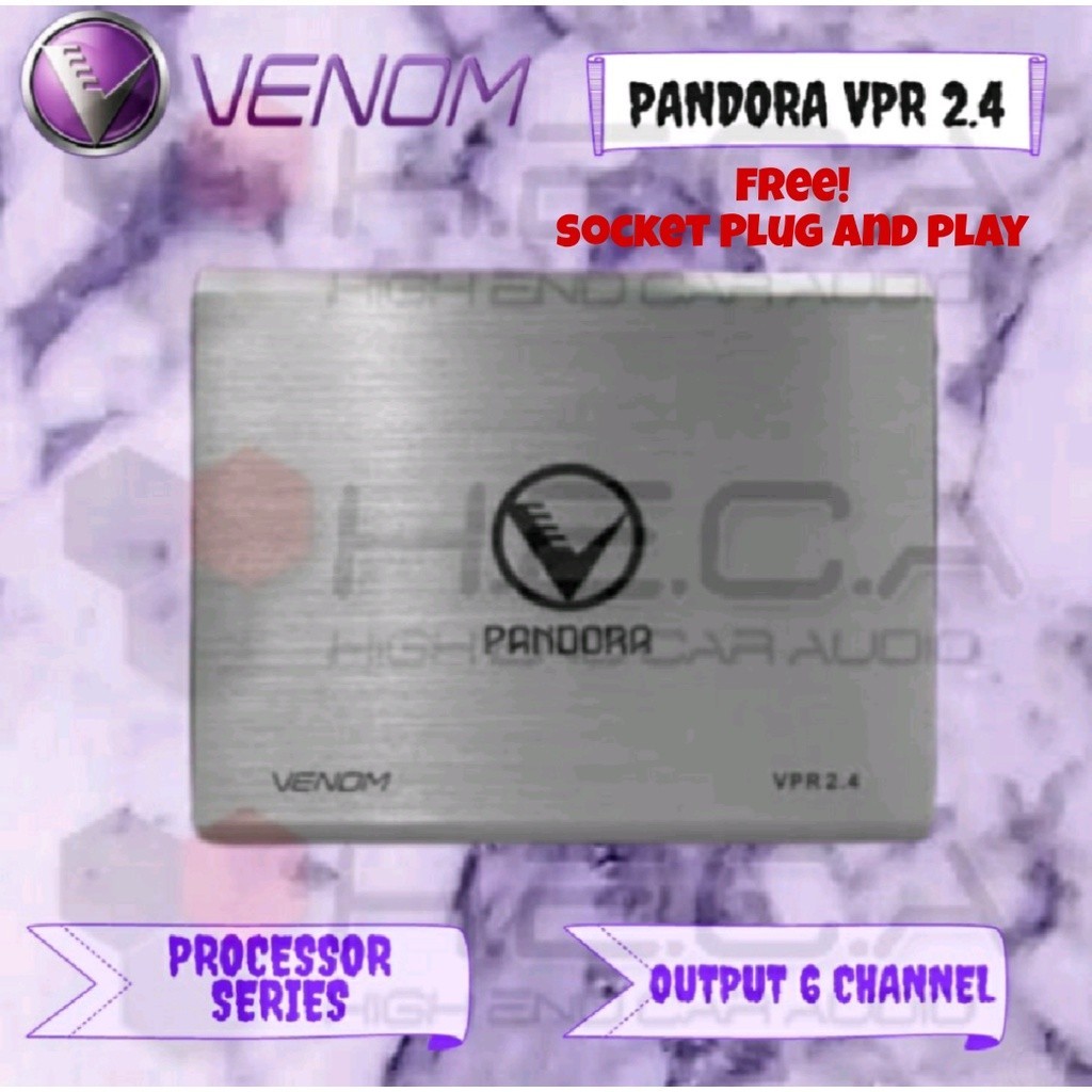 Jual VENOM Pandora VPR-2.4 Processor DSP Prosesor Equalizer Audio Mobil ...
