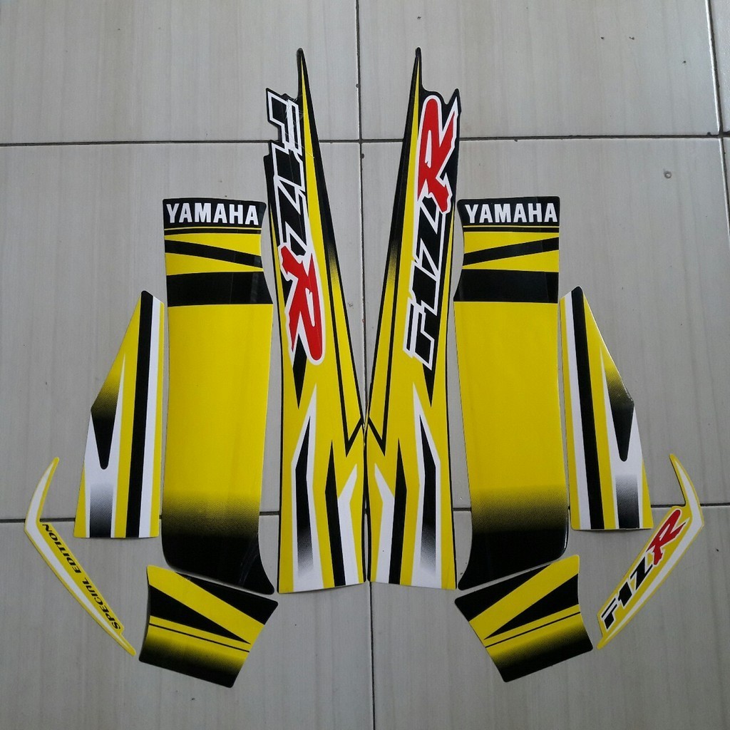 Jual sticker striping motor F1zr Special Edition kuning | Shopee Indonesia