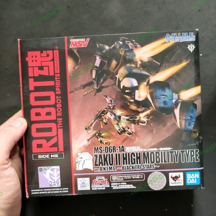 Jual Robot Spirits Zaku II High mobility Type black tri stars anime ...