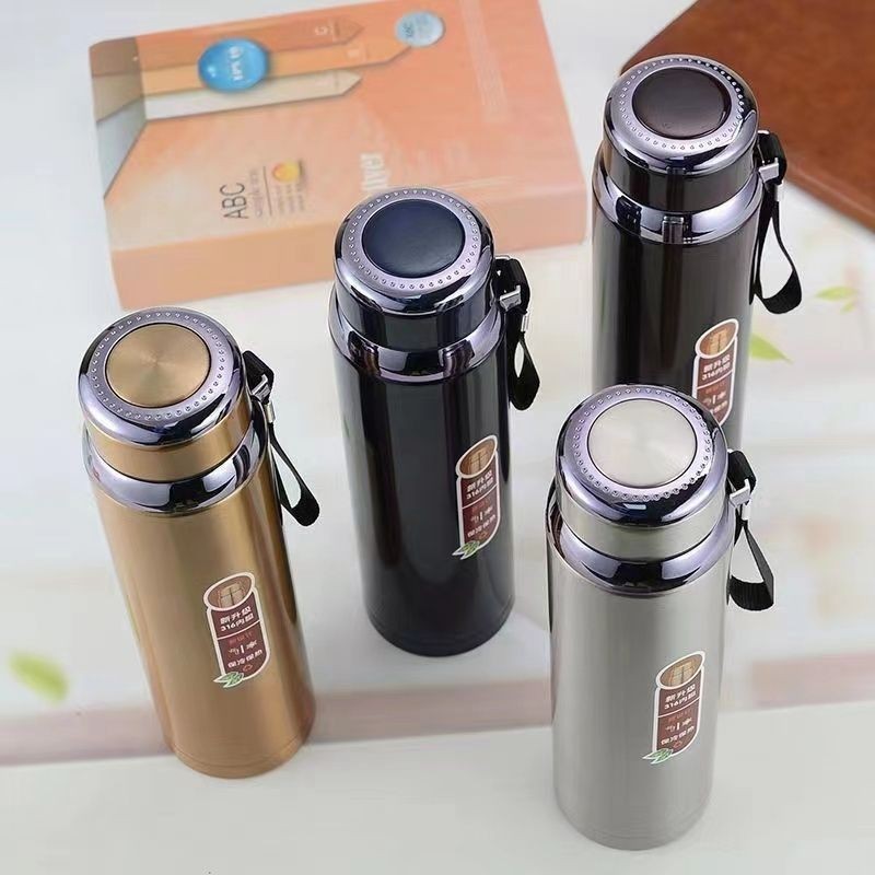 Jual BOTOL TERMOS CUP VACUUM CUP STAINLESS STEEL SUS 316 1000 ML 1 LITER | Shopee Indonesia