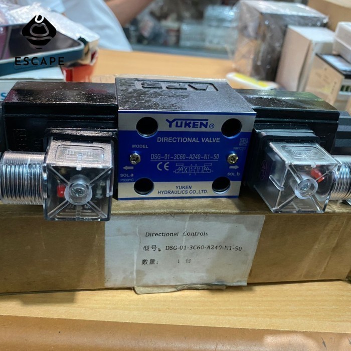Jual SOLENOID VALVE HYDRAULIC YUKEN DSG 01-3C60-A240-N1-50 | Shopee Indonesia
