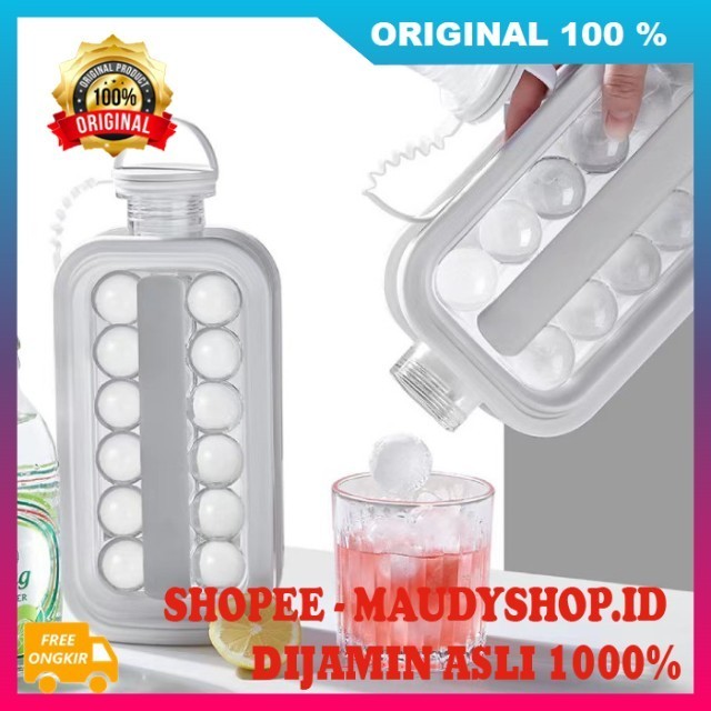 Jual Ice Ball Mold Botol Pembuat Es Batu Cetakan Es Batu Bulat Botol ...