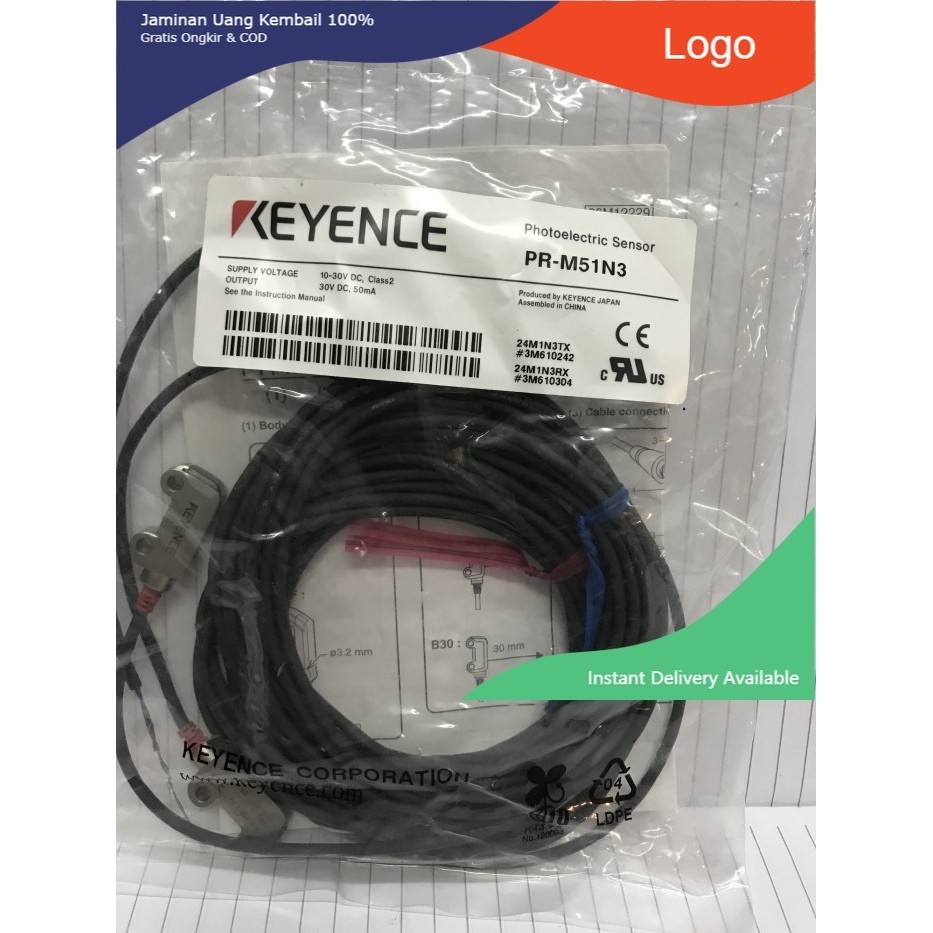 Jual Photoelectric sensor PR-M51N3 keyence | Shopee Indonesia