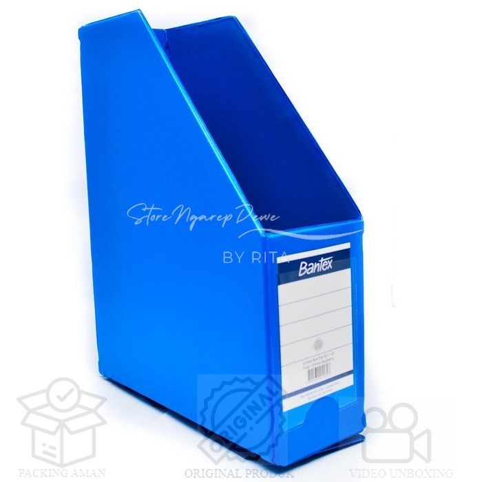 Jual BOX FILE / MAGAZINE FILE FOLIO 10 CM 4011 11 BANTEX BIRU barang ...