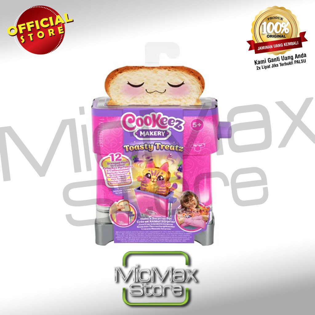 Jual Cookeez Makery Toasty Treatz Toaster with Scented Plush 23505 ...
