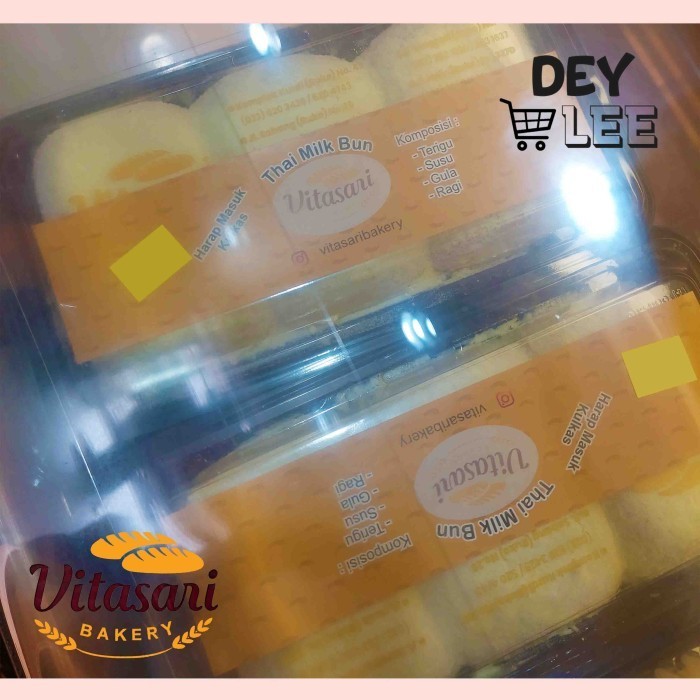Jual VITASARI Thai Milk Bun Roti Viral Thailand isi 6 pcs Bandung ...