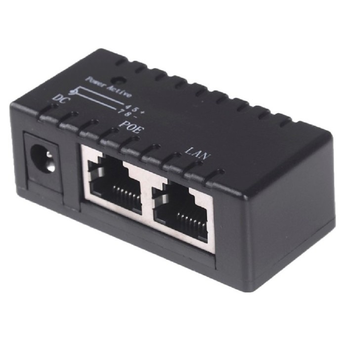 Jual Passive POE Segitiga LAN Injector POE Pasif Kotak Power Over ...
