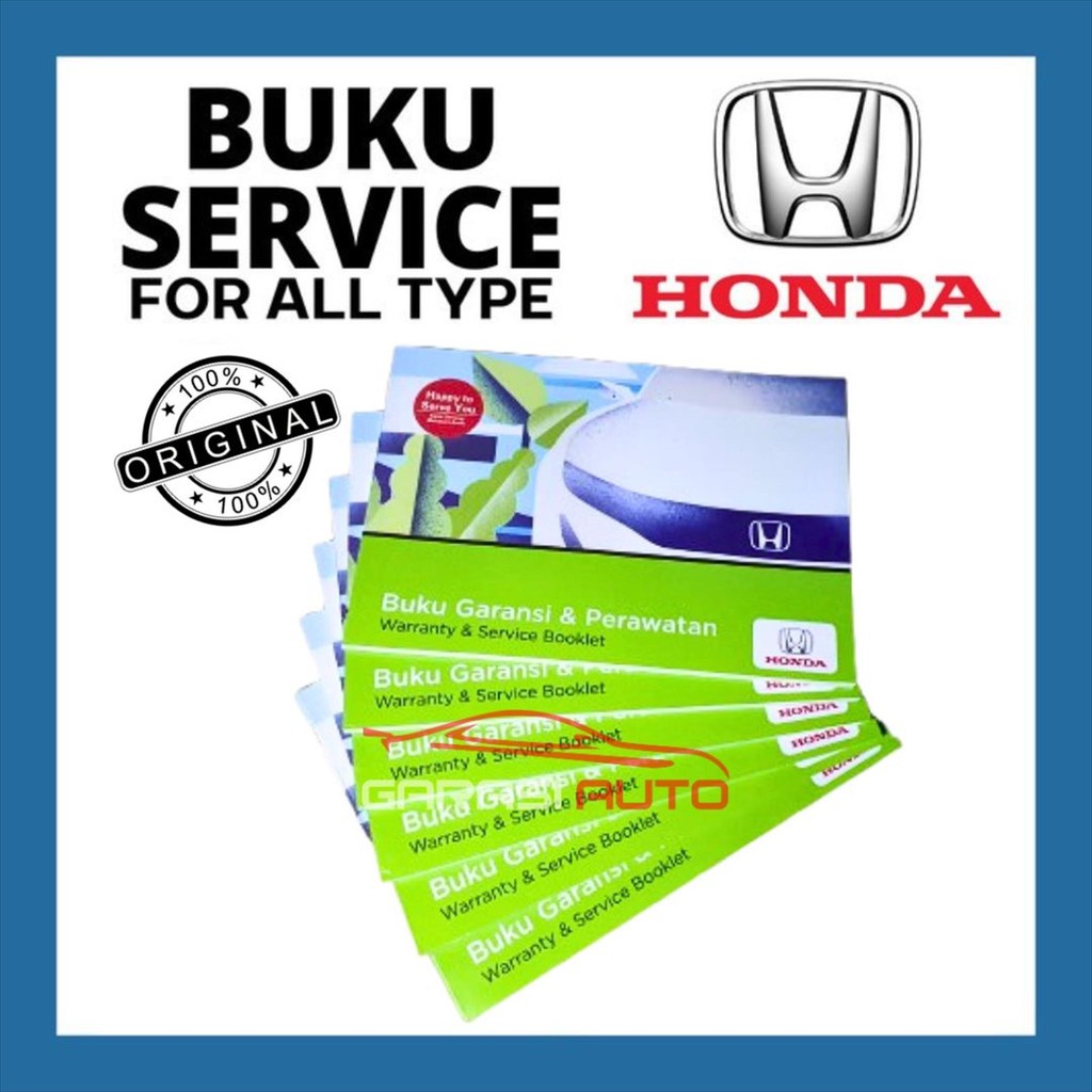 Jual Buku Service Servis HONDA BARU Mobil ALL TYPE BRV BRIO FREED CIVIC ...