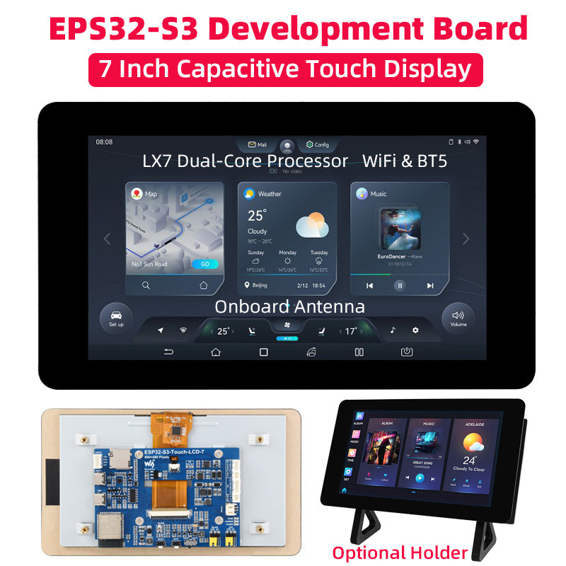 Jual ESP32-S3 7 Inch Touch Display Development Board 800×480 Xtensa LX7 Dual-core Processor 8M ...