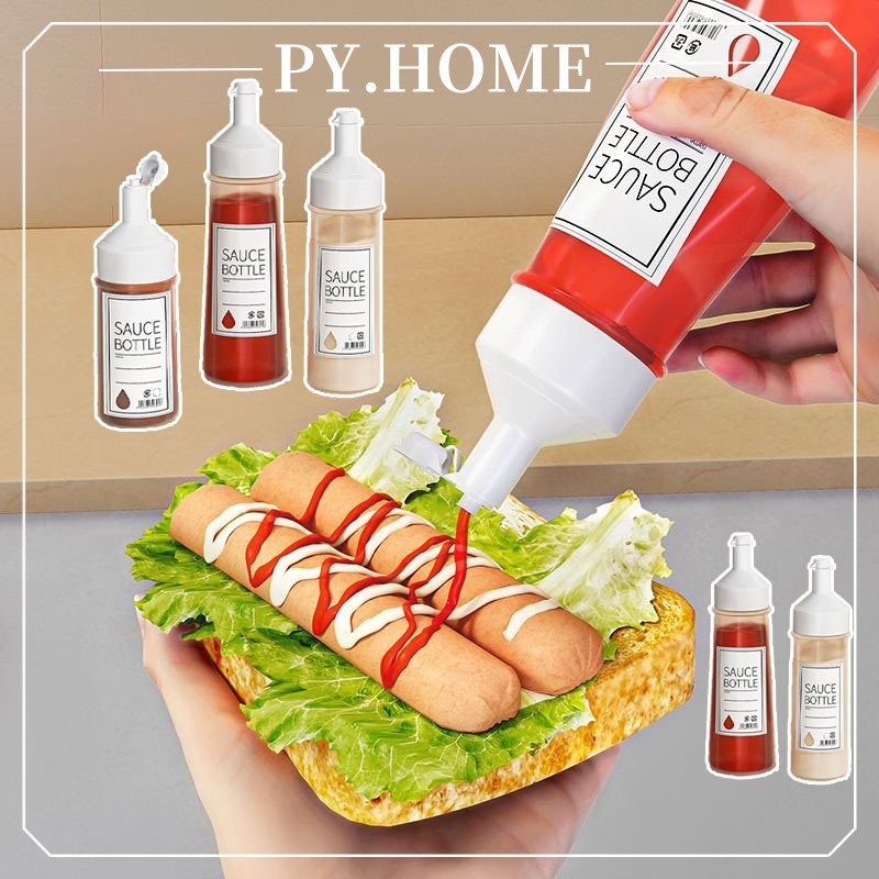 Jual 450ml Botol Saos Pencet Botol Stoples saus salad Botol bumbu madu ...