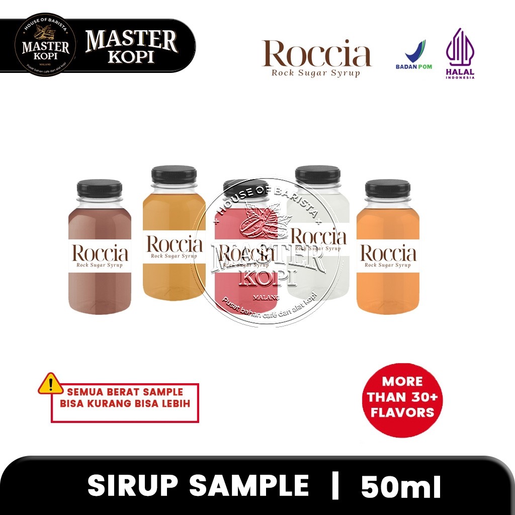 Jual Sirup Roccia Sample 50ml Rock Sugar Syrup Premium | Shopee Indonesia