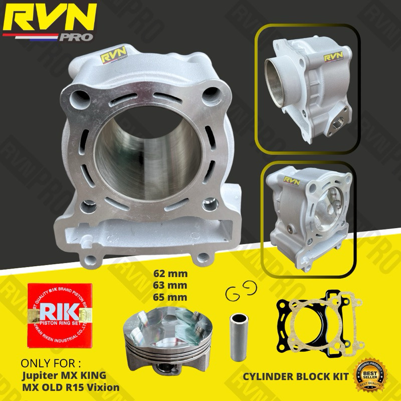 Jual BLOK SEHER BORING BORE UP JUPITER MX KING MX OLD R15 VIXION VXION 62 63 65 CERAMIC CERAMIK ...